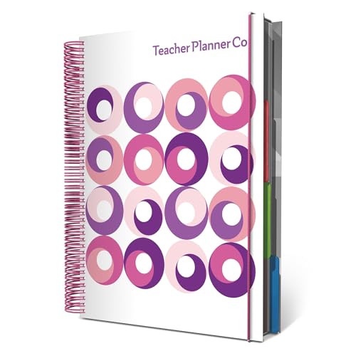 A4 ABACUS-Pink Sky 6-Period Teacher Planner 2025-26. - Perfect Gift ...